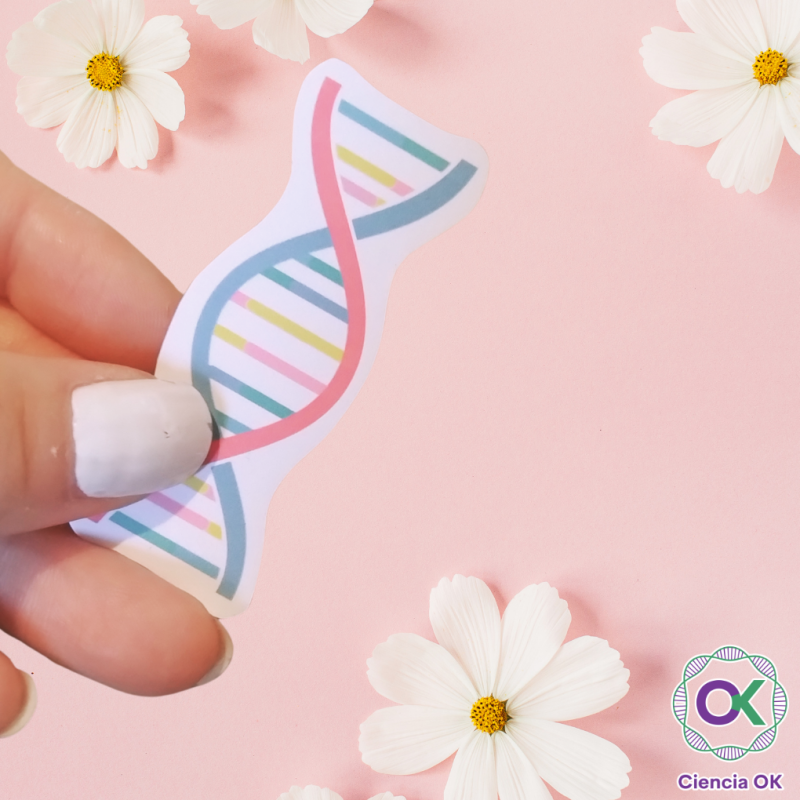 Sticker ADN 5 cm - Ciencia Ok